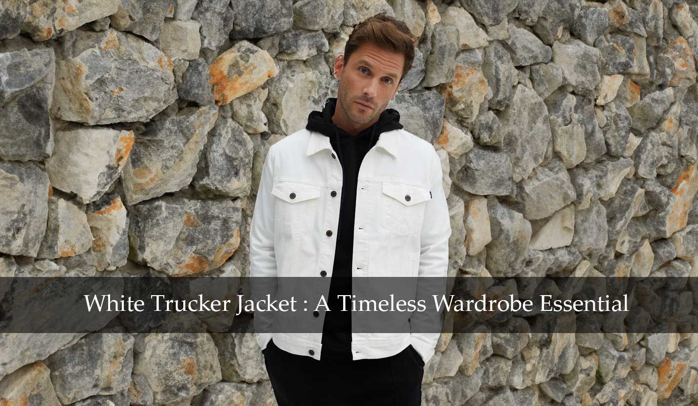White Trucker Jacket : A Timeless Wardrobe Essential – Stone Rose