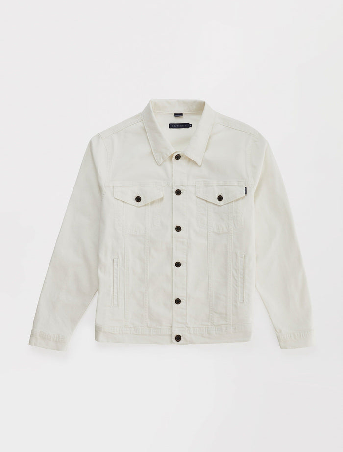 White Trucker Jacket